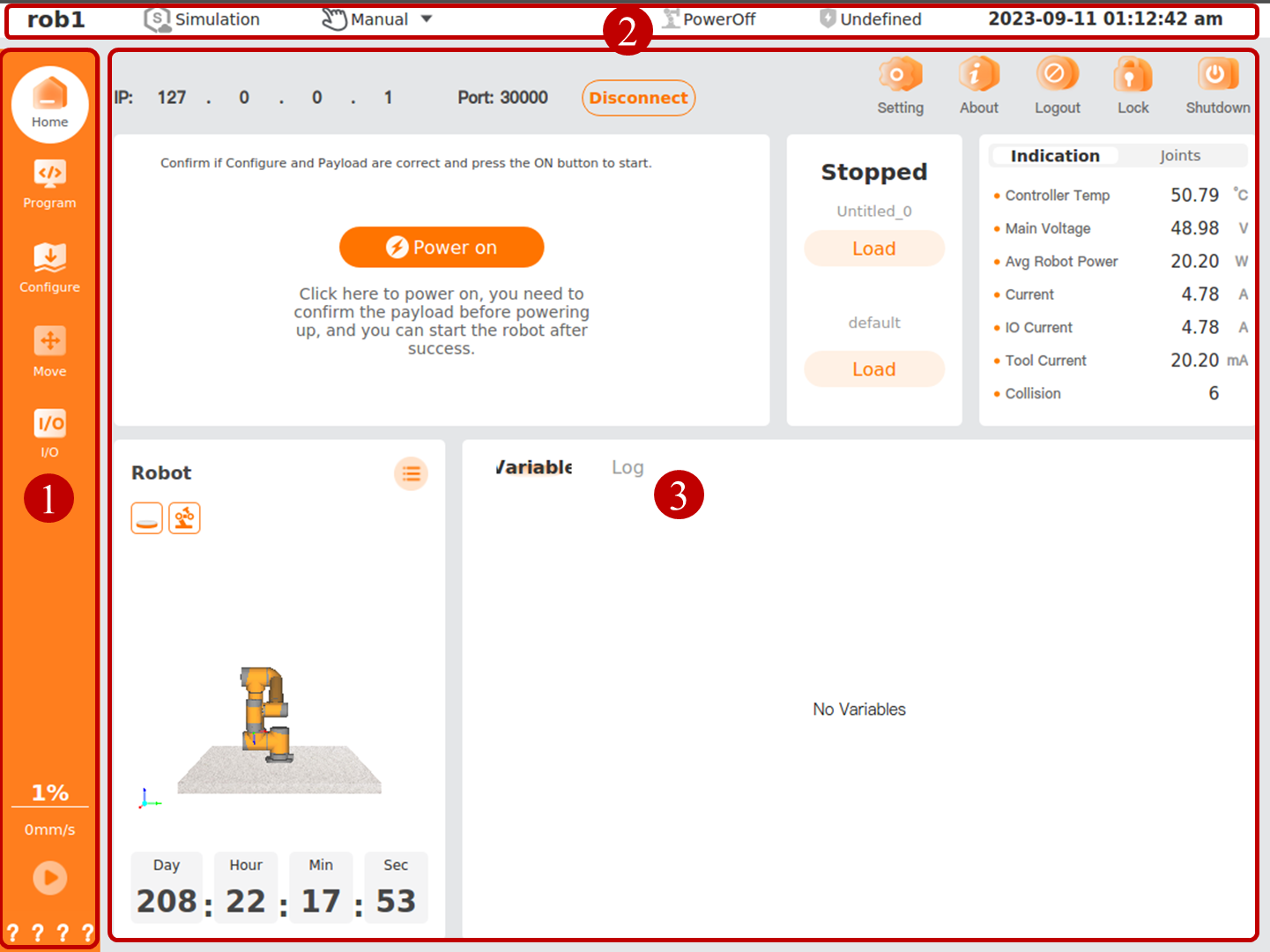 2.1 Interface · ARCS User Manual